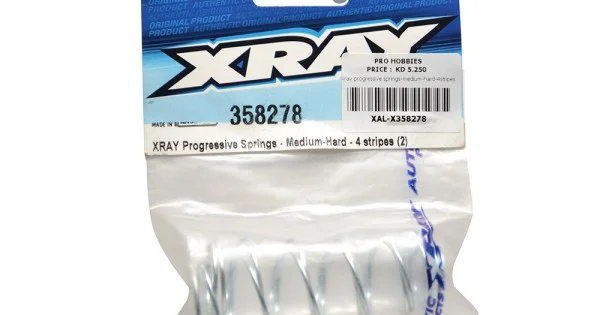 Xray progressive springs-medium-hard-4stripes